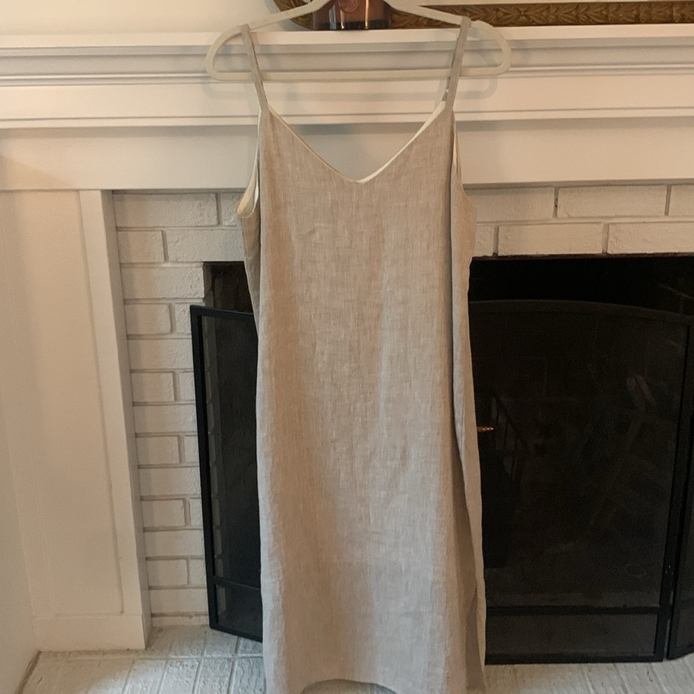 Crown Linen Designs Linen Midi Dress - Gem